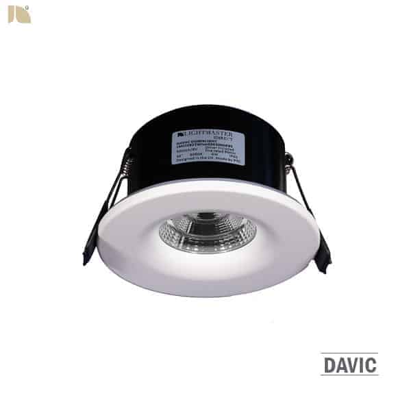 Davic Small Recessed Fixed Round Downlight D2622 | White
